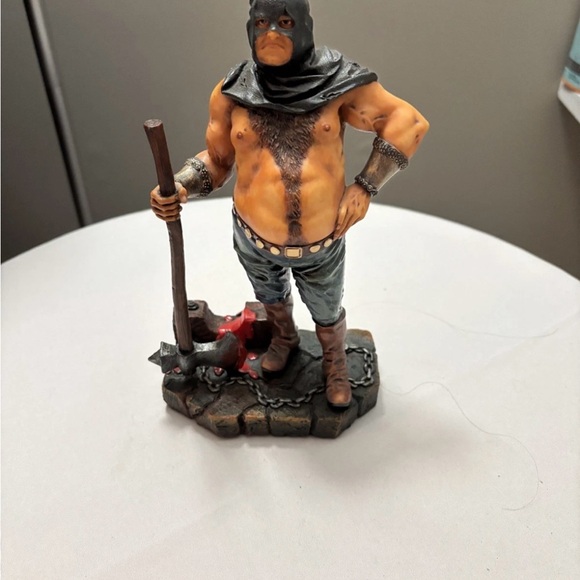 Accents | Vintage 1999 Medieval Executioner With Bloody Axe Resin ...